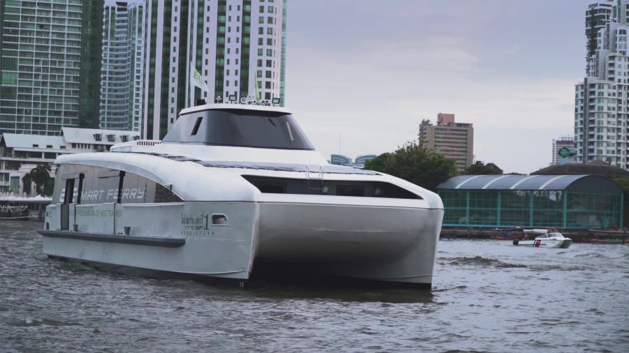 เรือโดยสารไฟฟ้า MINE SMART FERRY ขยายระยะเวลาวิ่งฟรีถึงกลาง มี.ค.นี้