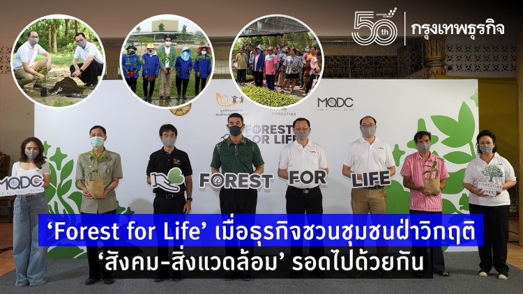 ‘Forest for Life’ เมื่อธุรกิจชวนชุมชนฝ่าวิกฤติ ‘สังคม-สิ่งแวดล้อม’ รอด ...