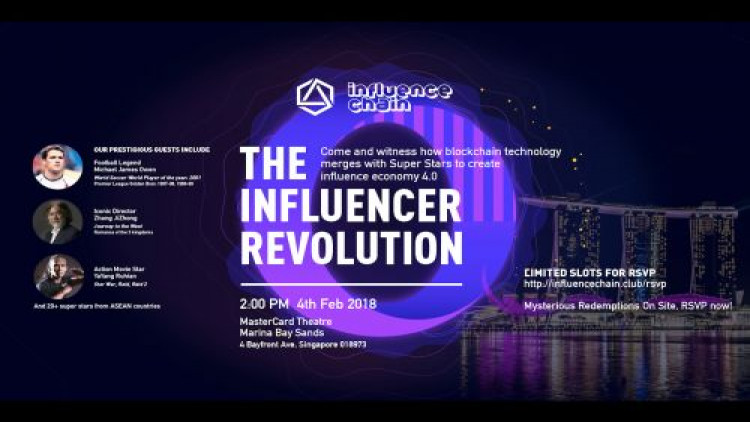 Influence Chain ชวนอินฟลูเอนเซอร์แสดงพลังเทคโนโลยีบล็อกเชน