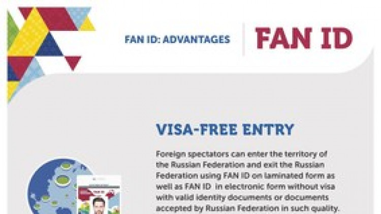 รัสเซียอำนวยความสะดวกแฟนบอลต่างชาติเข้าออกประเทศด้วย FAN ID