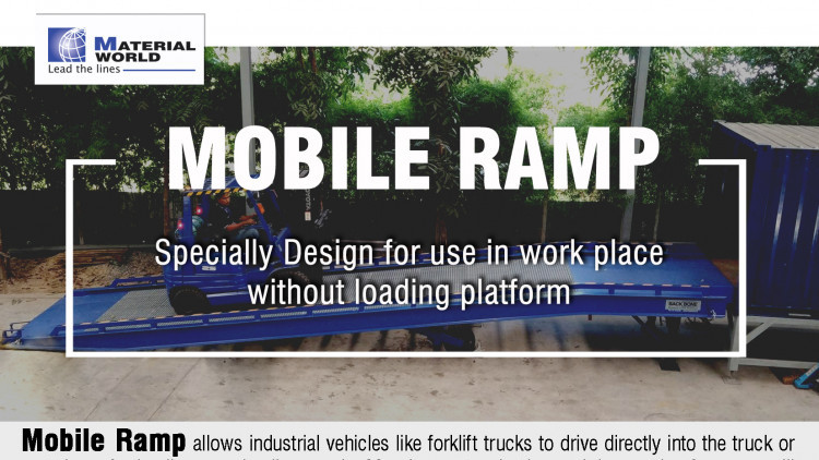 Mobile Ramp สะพานโหลดสินค้าแบบเคลื่อนย้ายได้