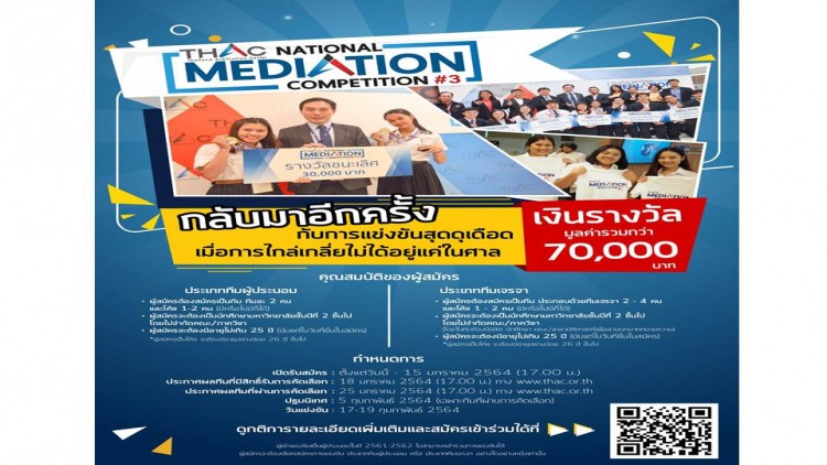 โครงการ National Mediation Competition 2021 ครั้งที่ 3
