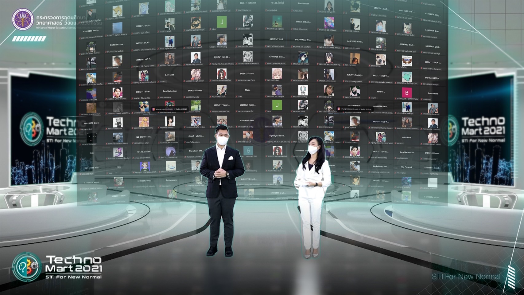 อว. แถลงข่าวเปิดตัวนวัตกรรมฝ่าวิกฤติในงาน ‘TechnoMart 2021’