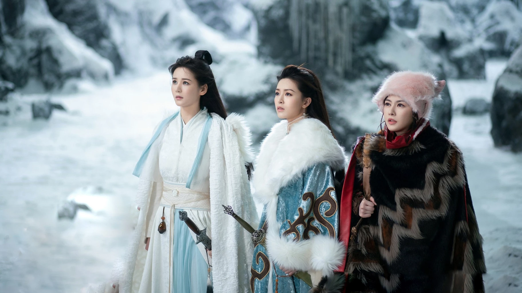 เปิดวาร์ป 3 สาวจอมยุทธ์ข้างกาย “เตียบ่อกี้” ใน “ดาบมังกรหยก” เวอร์ชันล่าสุด