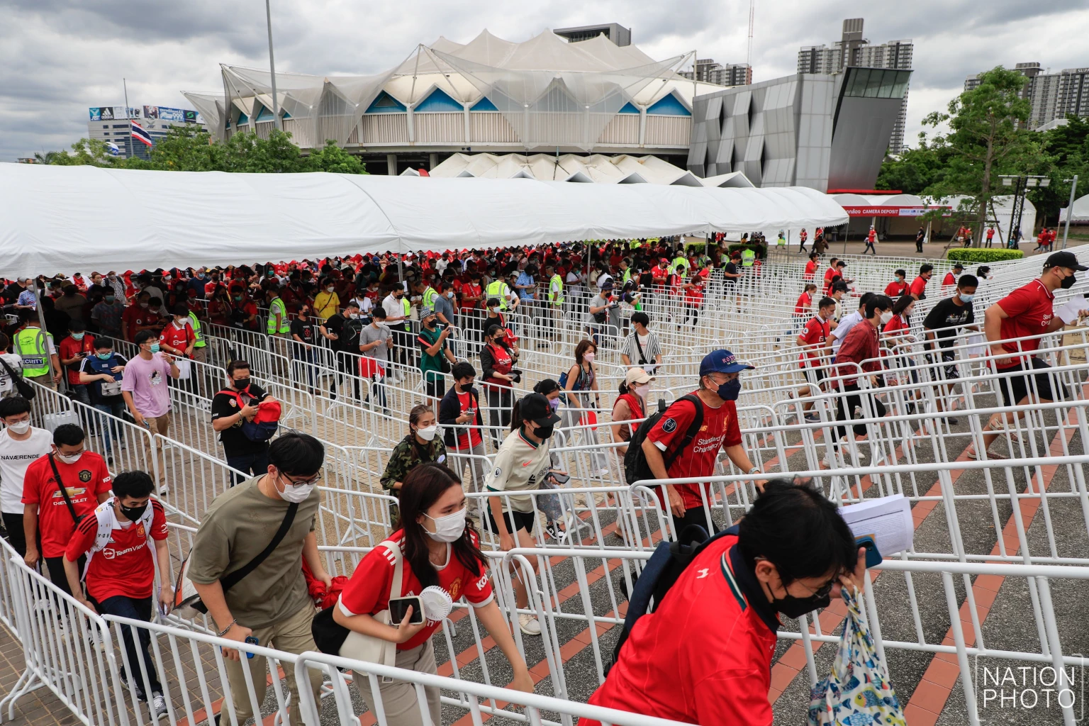 บรรยากาศการซ้อมโชว์ก่อนศึกแดงเดือด “The Match Century Cup 2022”