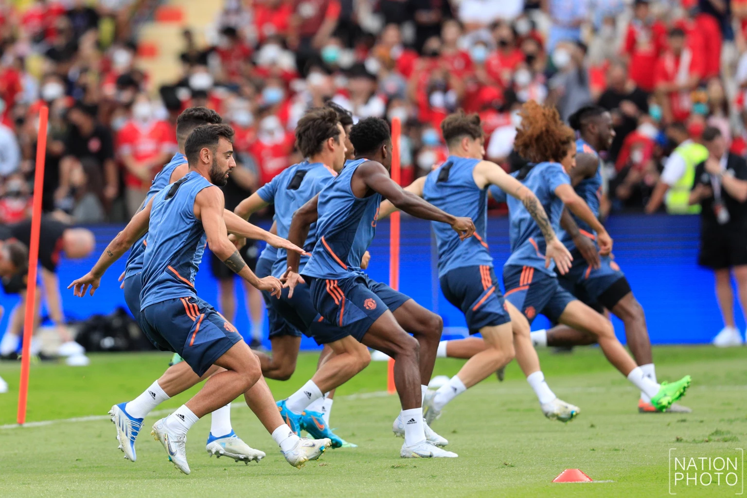 บรรยากาศการซ้อมโชว์ก่อนศึกแดงเดือด “The Match Century Cup 2022”