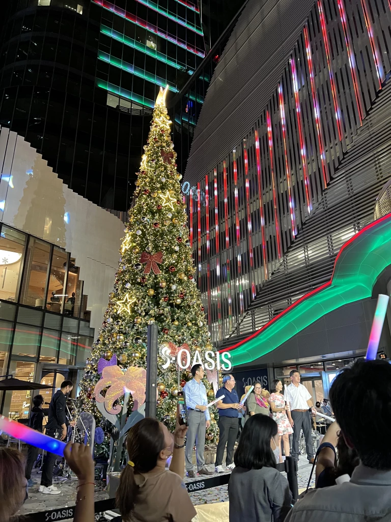 เปิดแล้ว!S-OASISแลนด์มาร์คแห่งใหม่ย่านวิภาวดีฯรับคริสต์มาส