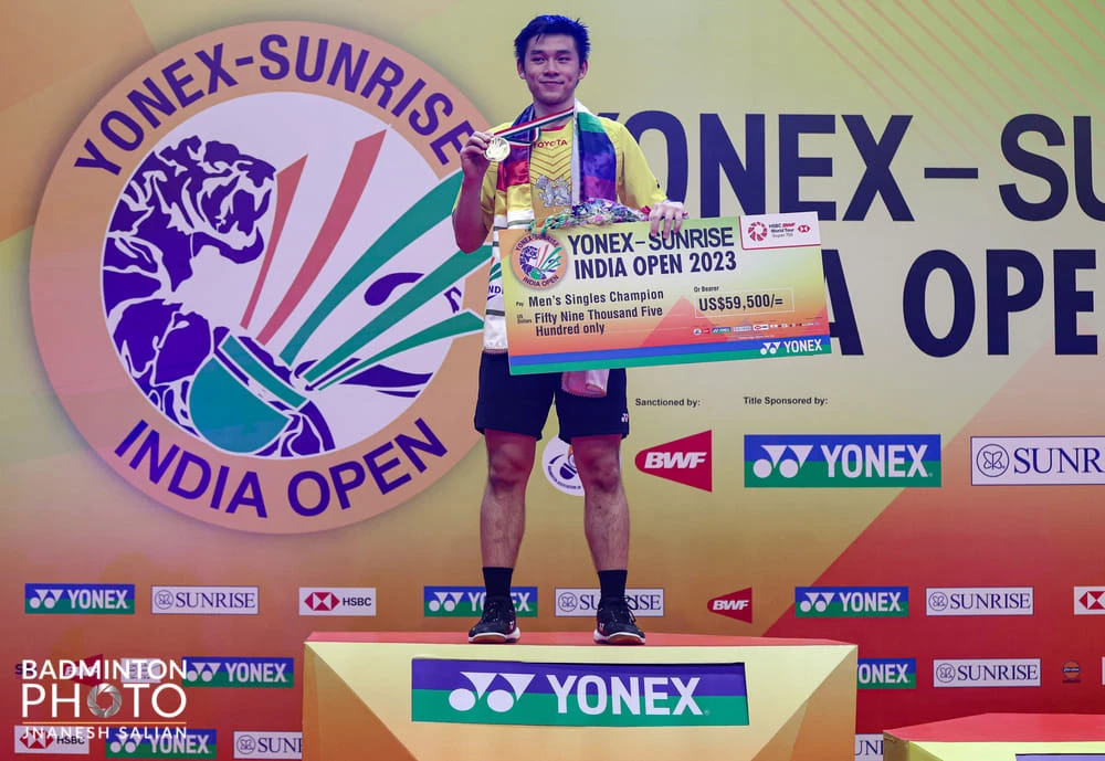 นายกฯ ชื่นชม "วิว กุลวุฒิ" คว้าแชมป์ชายเดี่ยว YONEX-SUNRISE India Open 2023
