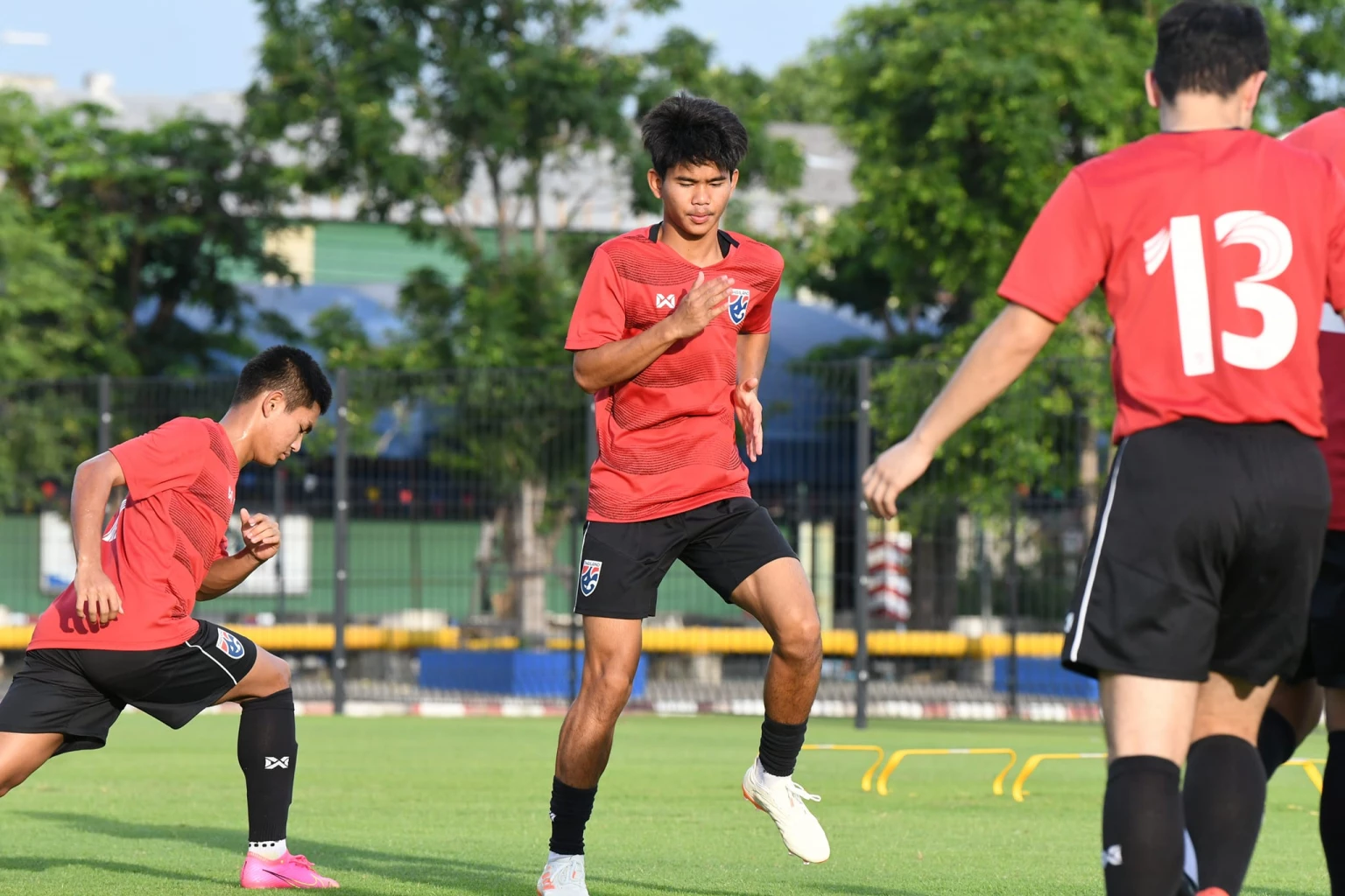 บอลไทย U17 'ช้างศึก' ซ้อมครั้งสุดท้ายก่อนดวล เยเมน ฟุตบอลชิงแชมป์เอเชีย 2023