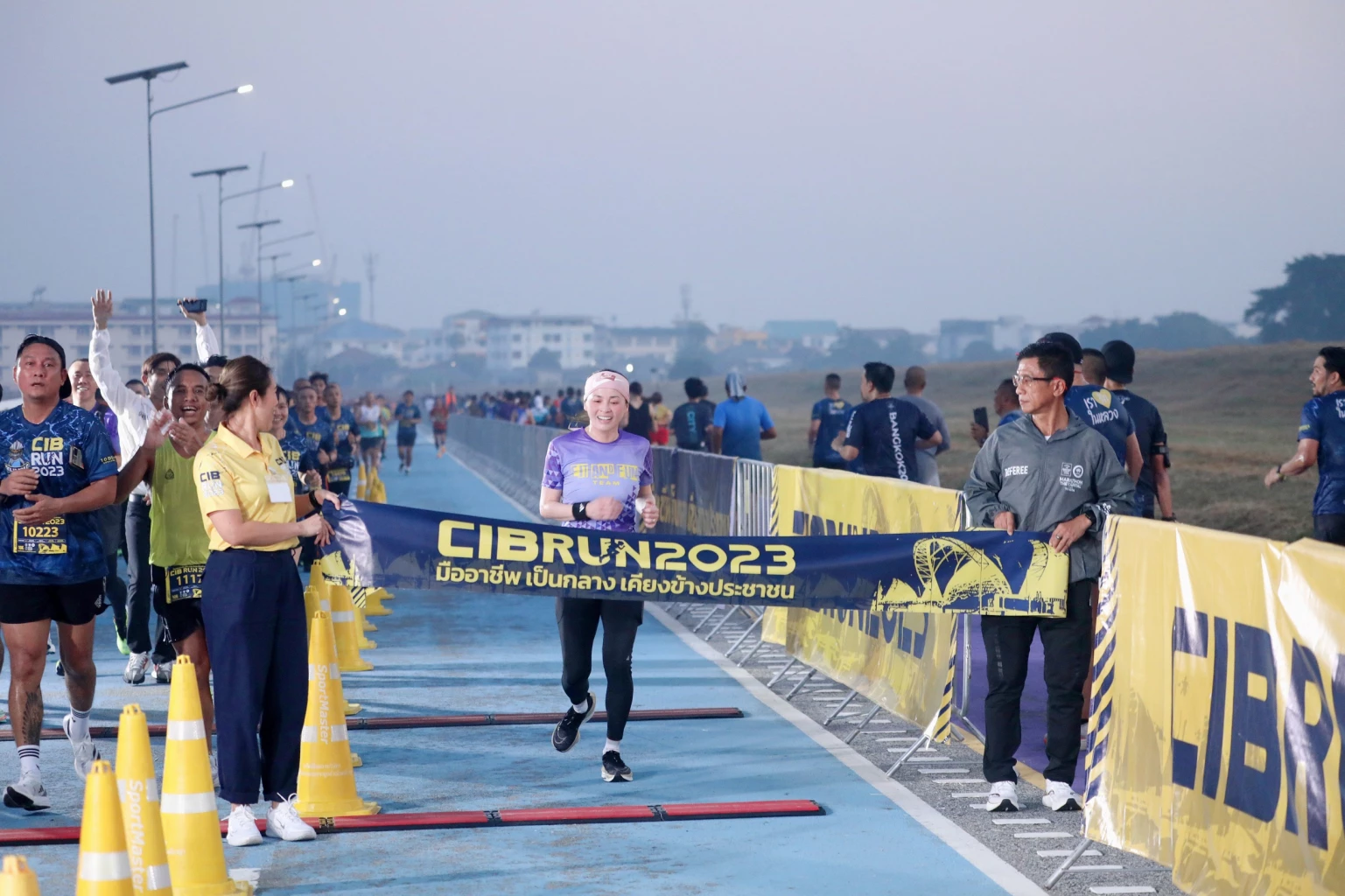 พระราชินี ทรงร่วมวิ่งเฉลิมพระเกียรติ CIB RUN 2023