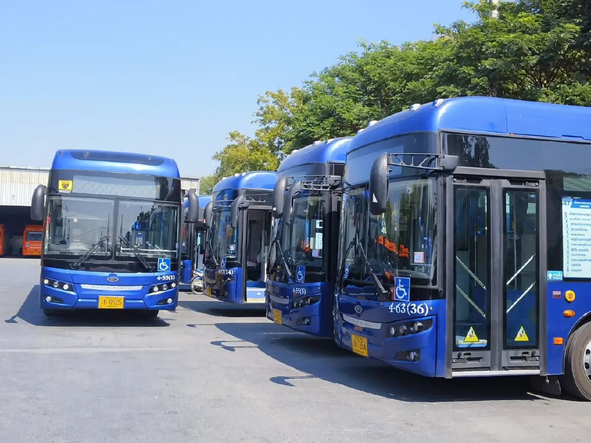 'ไทยสมายล์บัส' ประกาศยกเลิกรถ NGV ภายใน ม.ค.นี้ ยกระดับสู่บริการรถอีวี 100%