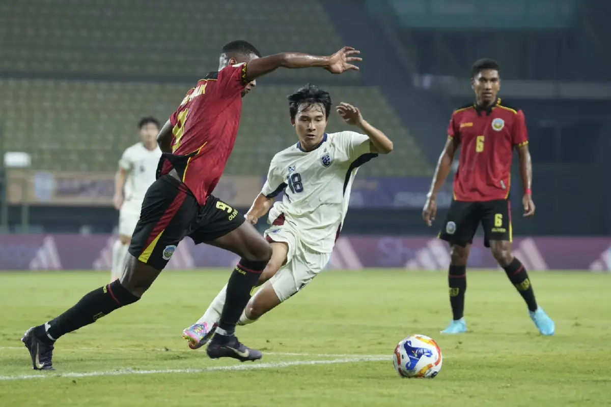 ทีมชาติไทย U23 อัด ติมอร์ เลสเต 4-0 ประเดิมศึก ชิงแชมป์อาเซียน 2025