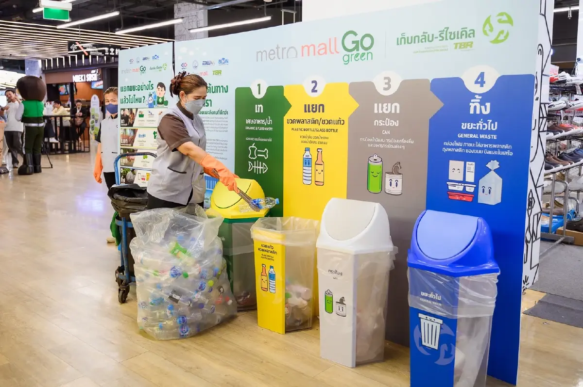 BEM - BMN จับมือ TBR เดินหน้าจัดการขยะในระบบ MRT กับโครงการ Metro Mall Go Green
