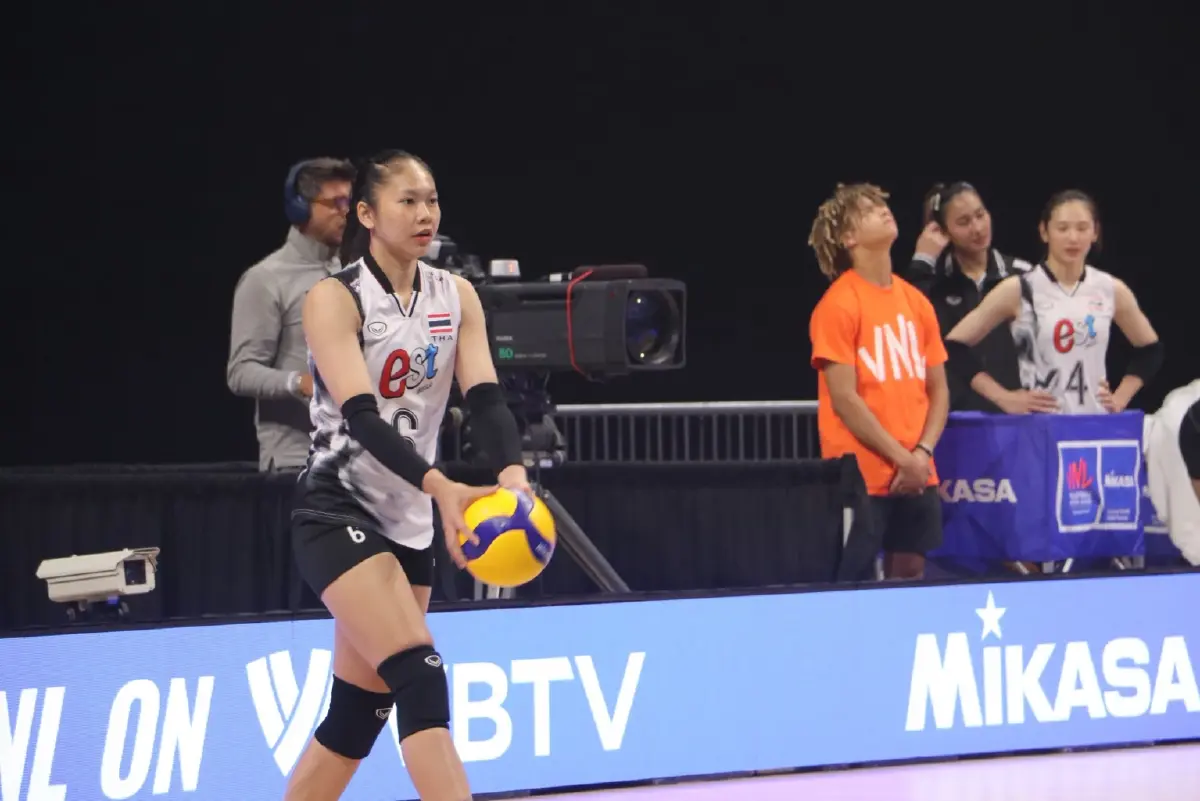 ผลวอลเลย์บอลหญิง 'ไทย 0-3 โดมินิกัน' โปรแกรมเนชันส์ลีก VNL 2025