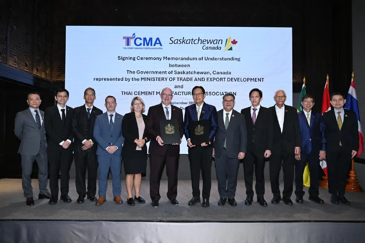 TCMA - แคนาดา MOU ใช้เทคโนโลยีขั้นสูงดักจับ เดินหน้าสู่ Net Zero