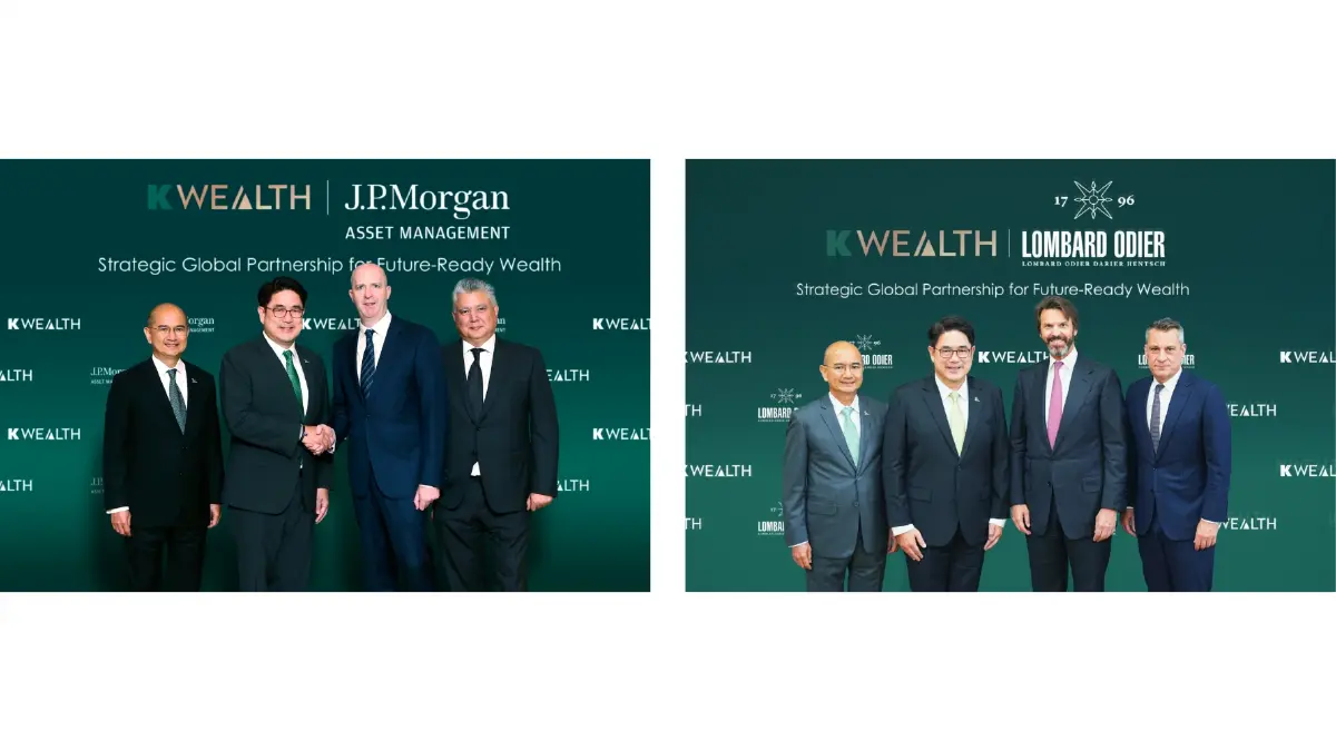 'K WEALTH' กสิกรไทย รุกบริหารความมั่งคั่ง ผสาน 'คน-AI-พาร์ตเนอร์ระดับโลก'