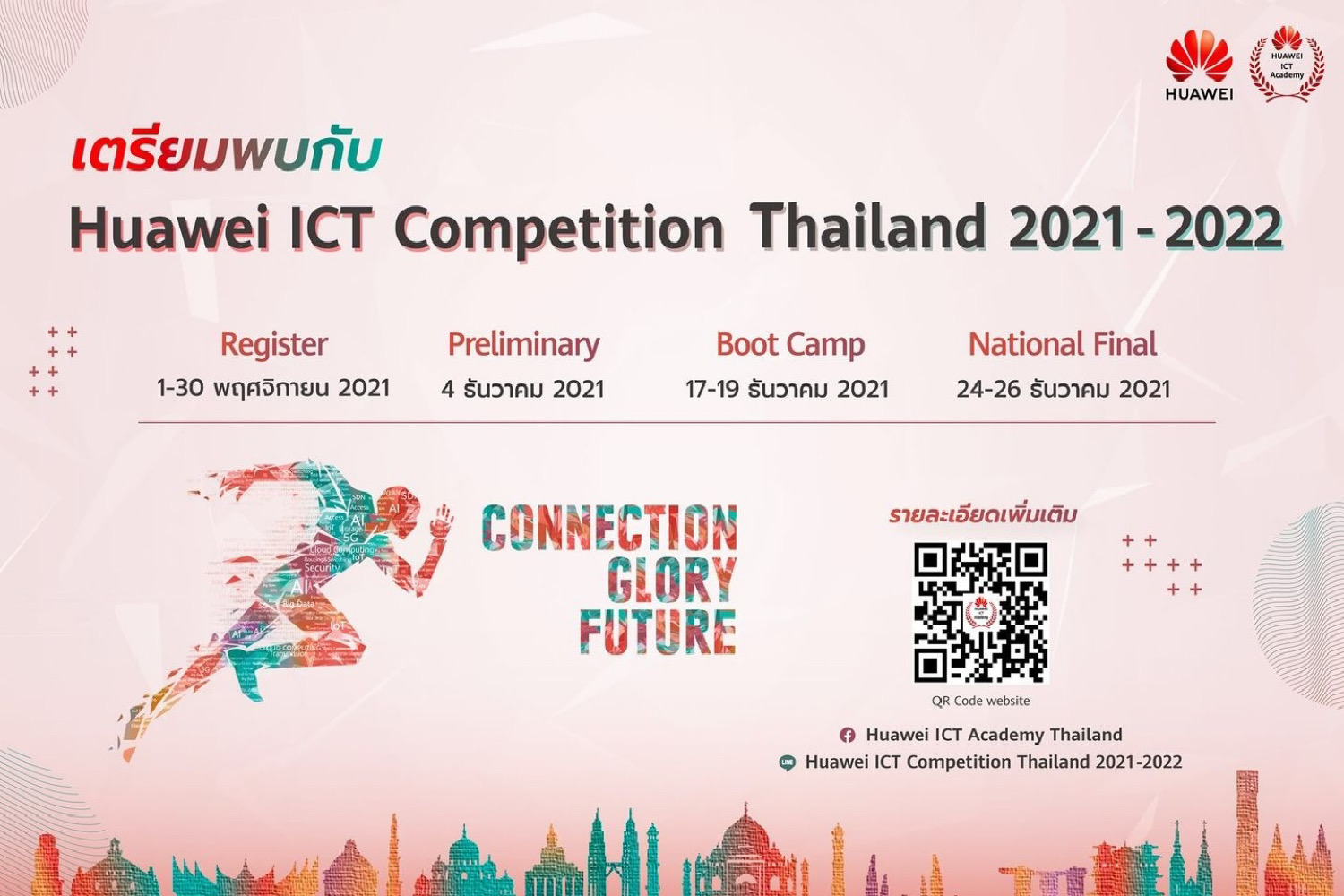 หัวเว่ย เปิดรับสมัครนิสิตนักศึกษาด้านไอซีที ร่วมประชันทักษะใน โครงการ ICT Competition 2021-2022