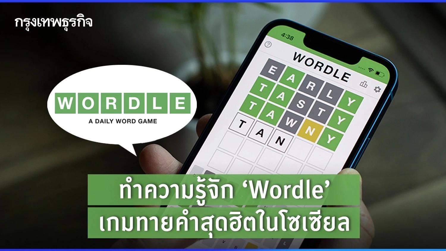 ทำความรู้จัก ‘Wordle’ เกมทายคำสุดฮิตในโซเซียล