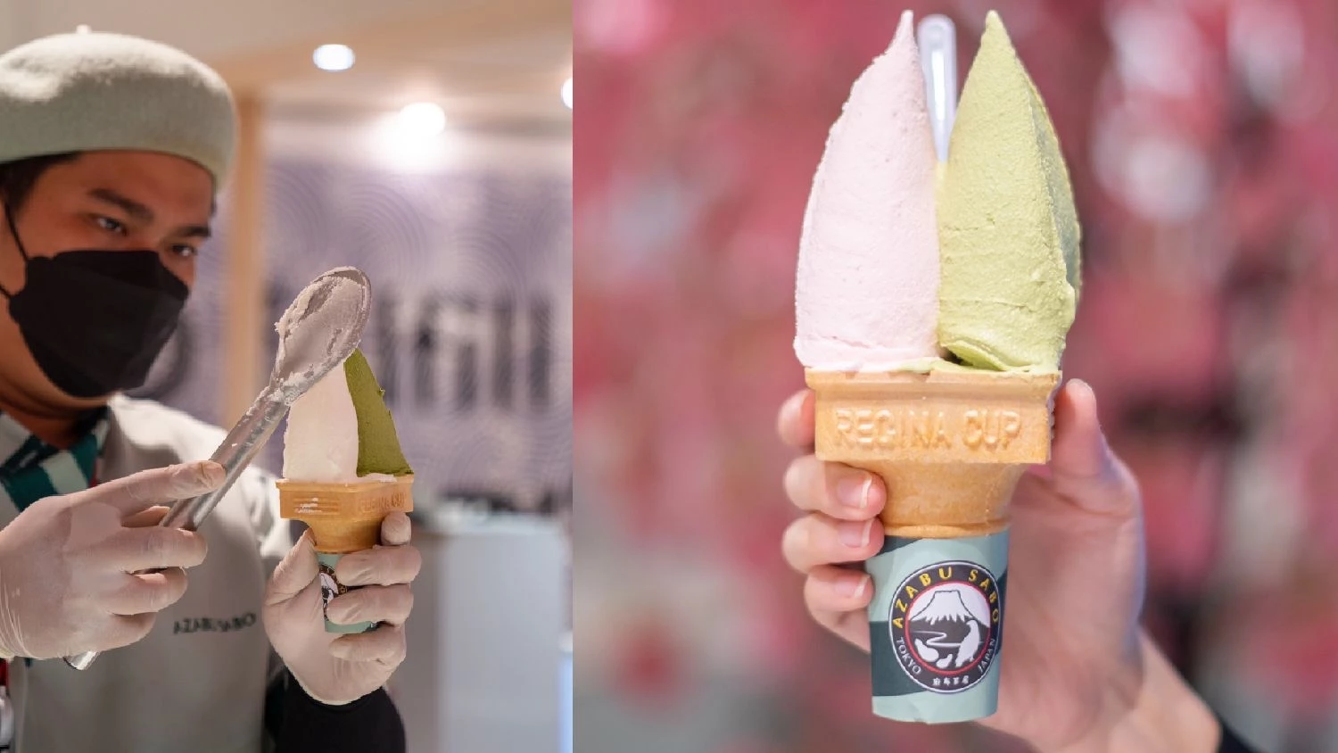 Azabu Sabo ทำไมได้ฉายาไอศกรีมตั้งยอดสูงสุด ฉลองเปิดสาขา 3 กับรสชาติ “ซากุระ”