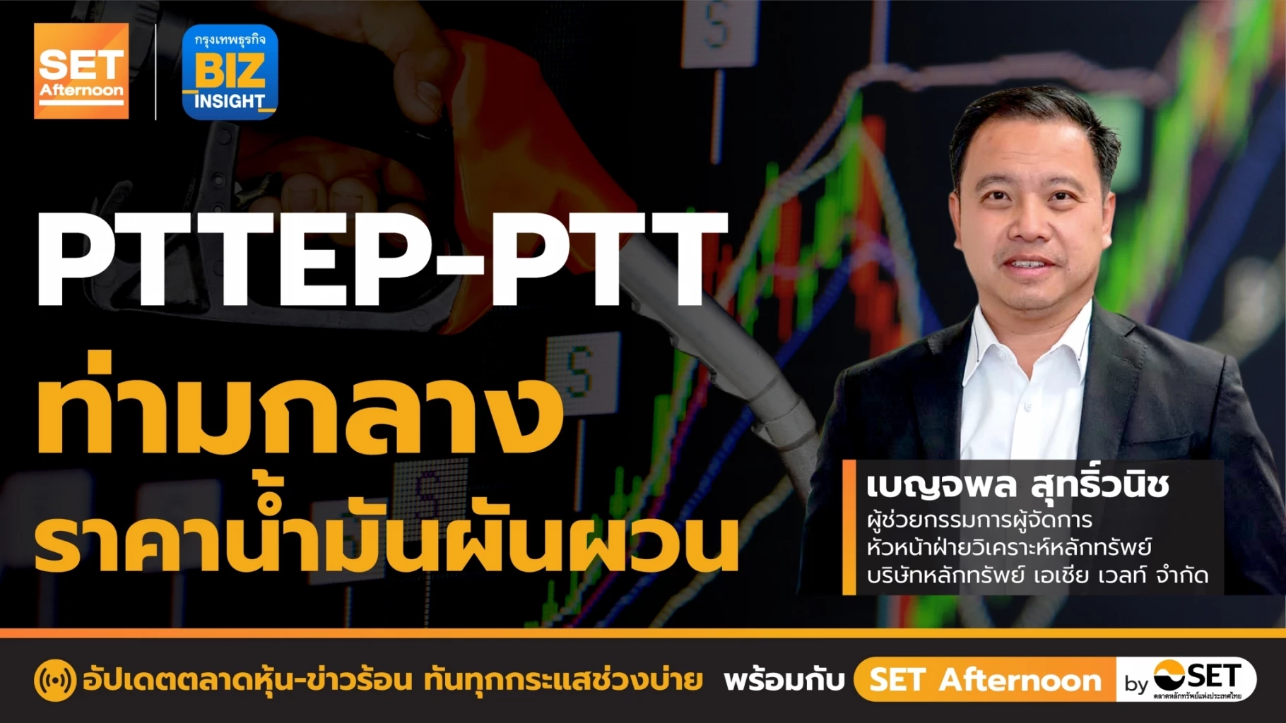 PTTEP - PTT ท่ามกลางราคาน้ำมันผันผวน l SET Afternoon l 4 ก.ค. 65