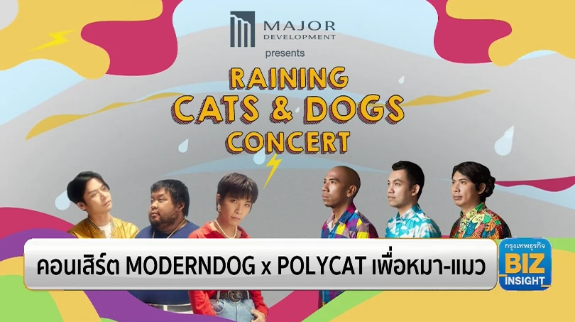 คอนเสิร์ต MODERNDOG x POLYCAT เพื่อหมา-แมว