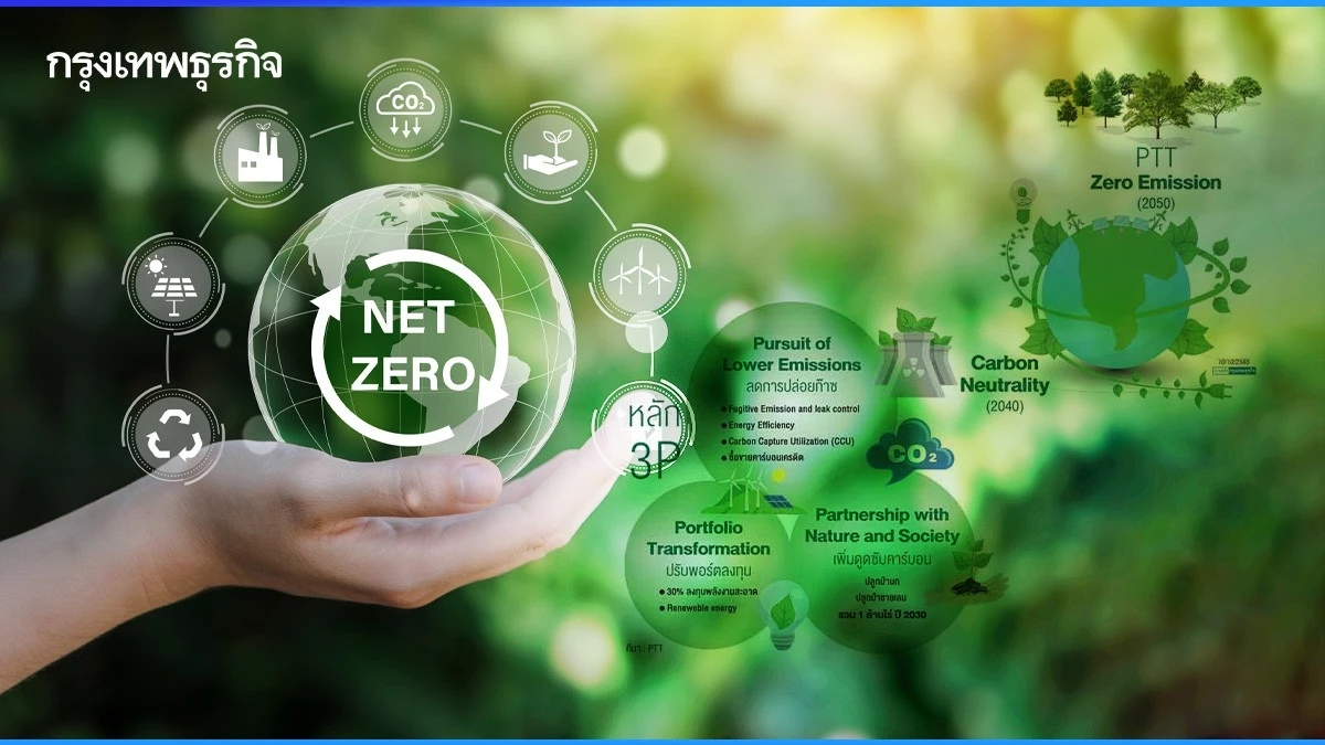 เร็วขึ้นเป้าหมาย Net Zero ปี 2050 ปตท. เร่งปฏิบัติการ 3P