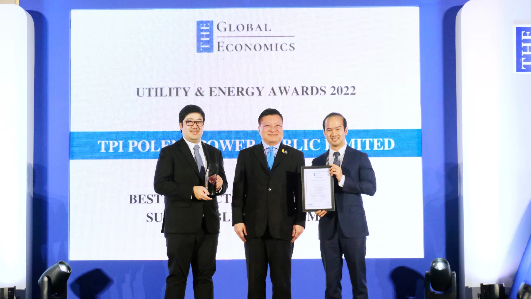 TPIPP คว้ารางวัลจากเวที The Global Economics Awards 2022