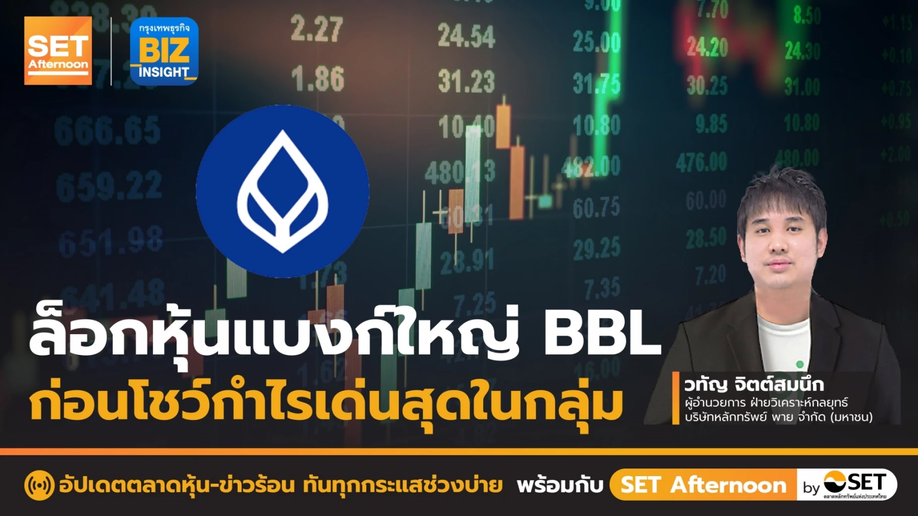 ล็อกหุ้นแบงก์ใหญ่ BBL ก่อนโชว์กำไรเด่นสุดในกลุ่ม l SET Afternoon l 19 ม.ค. 66