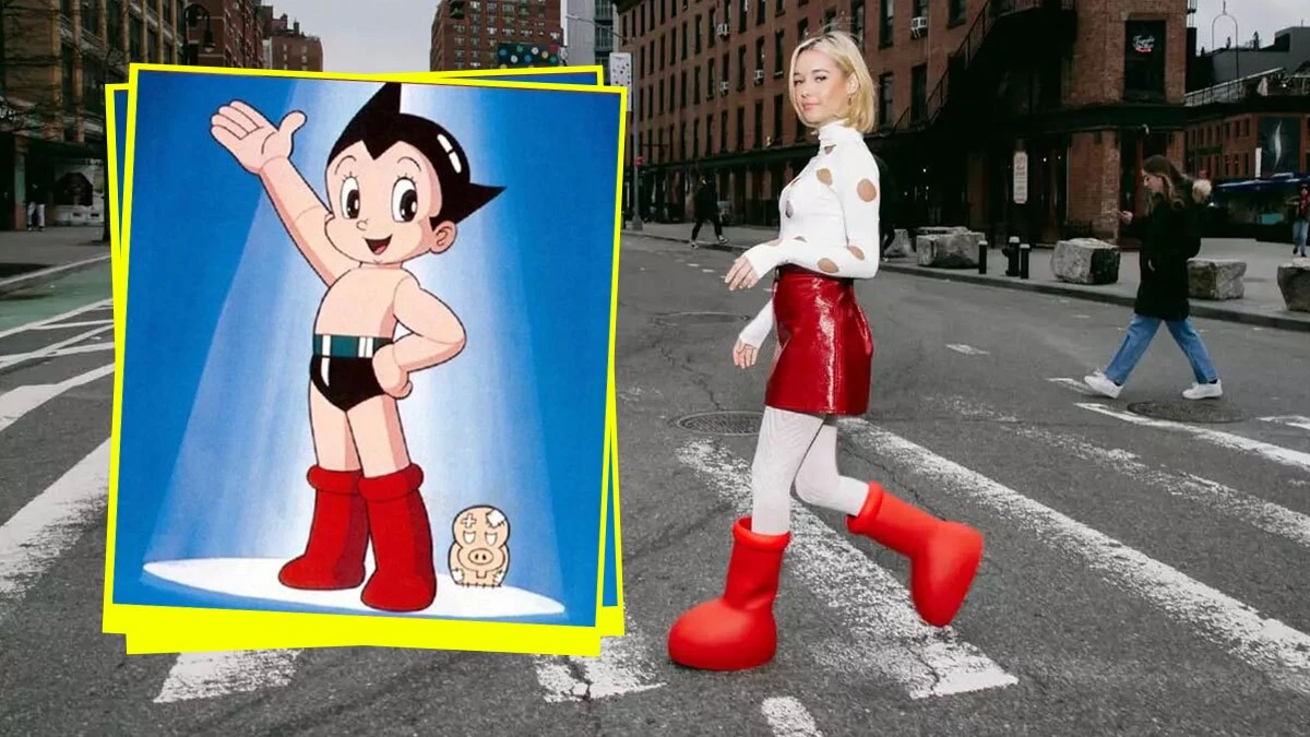 MSCHF เปิดตัว ‘รองเท้าบูทสีแดง’ ถอดแบบเจ้าหนูอะตอม Astro Boy