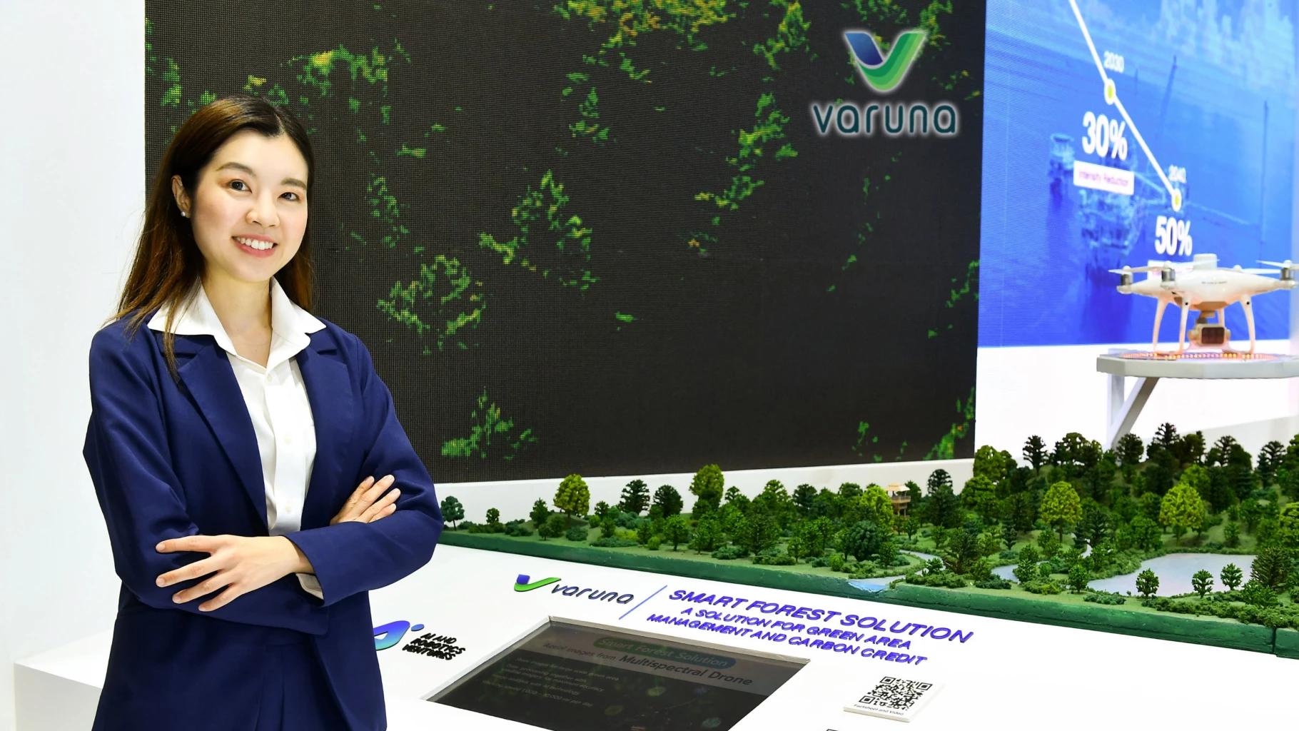 Varuna นำเสนอเทคโนโลยีอัจฉริยะ VLM Forest ในงาน IPTC 2023