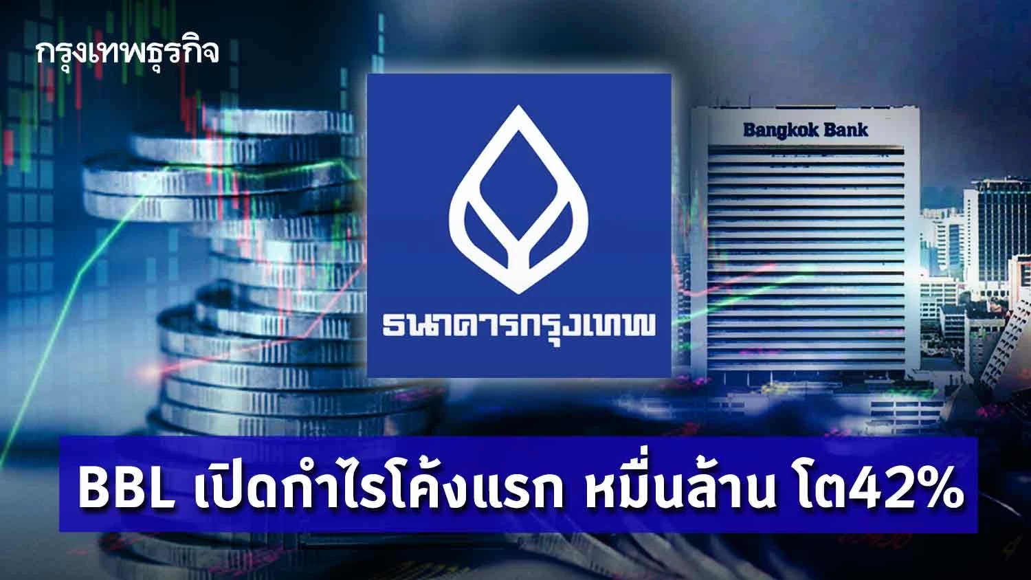 BBL เปิดกำไรโค้งแรกอู้ฟู่ หมื่นล้าน โต42%