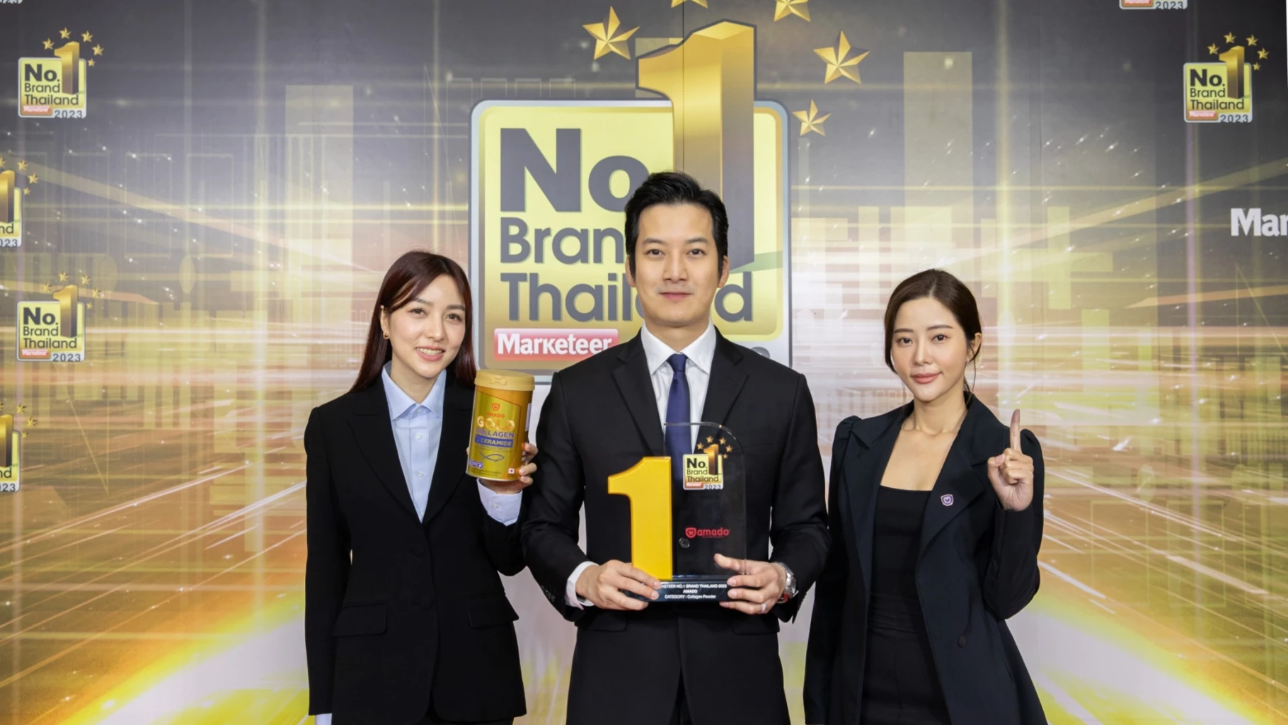 อมาโด้ คว้ารางวัล Marketeer No.1 Brand Thailand 2023