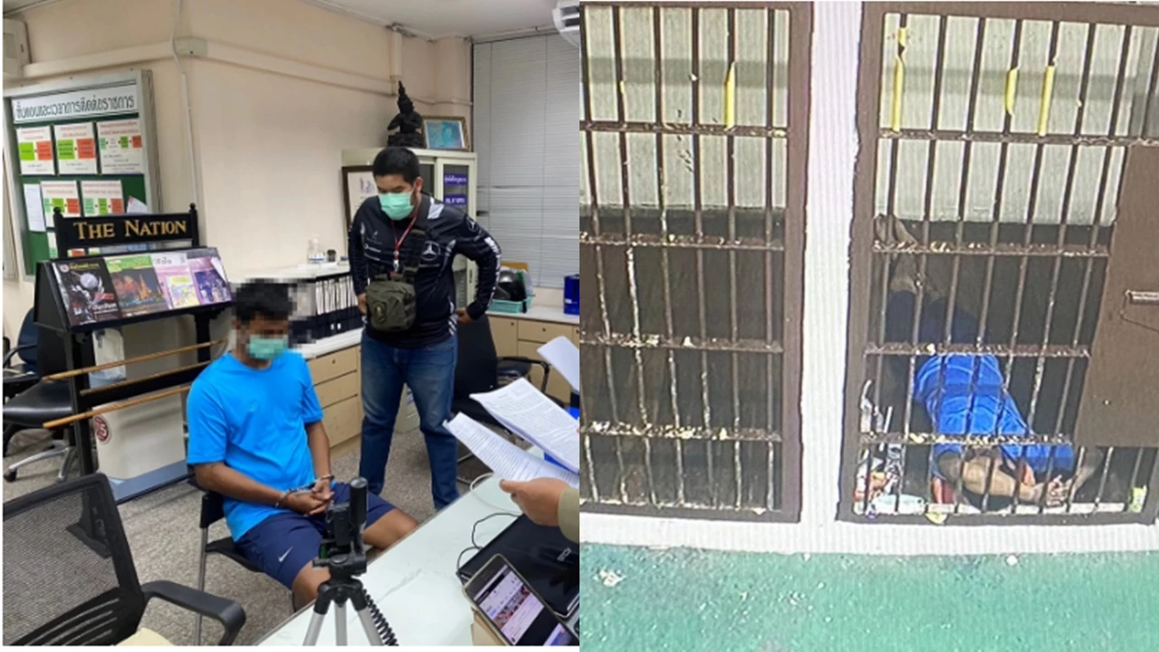 เครียด! 'พ่อเลี้ยงโหด' หวั่นฆ่าตัวตาย คดีฆ่าดญ.ยัดถังน้ำแข็งโบกปูน