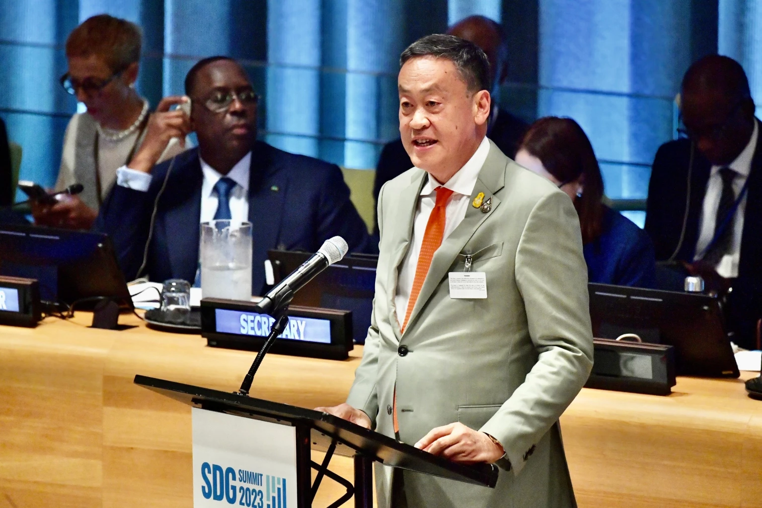 “เศรษฐา”ประกาศเวที UNGA78 มุ่งมั่นขับเคลื่อนไทยสู่เป้าหมาย SDGs