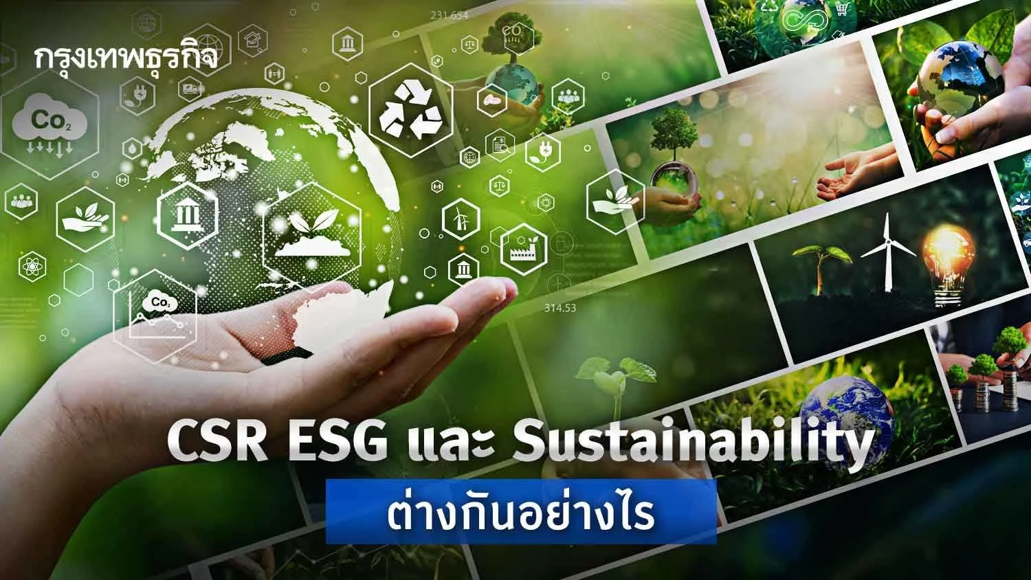 CSR ESG และ Sustainability ต่างกันอย่างไร