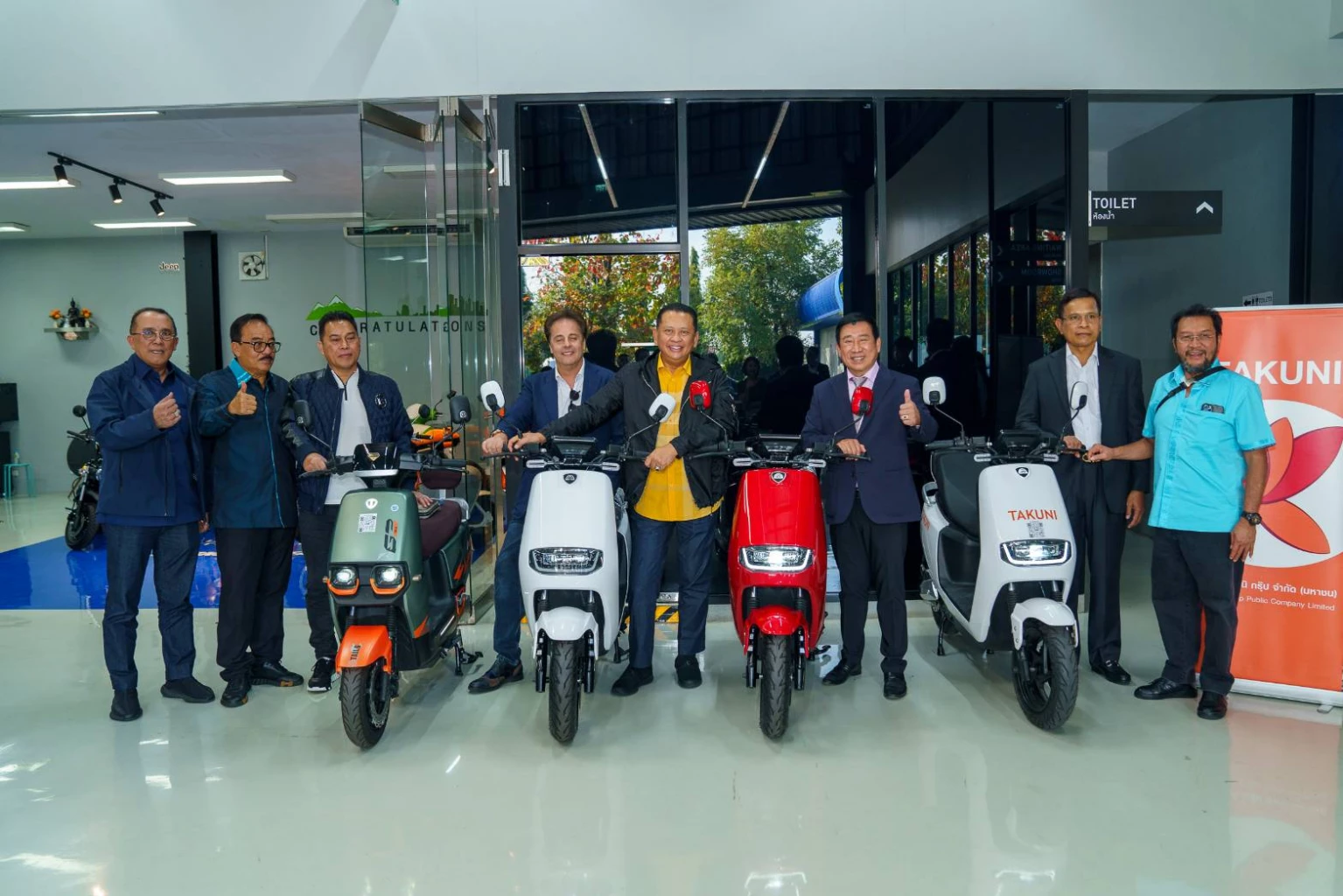 TAKUNI ผนึกพันธมิตรตั้งบริษัทรุกธุรกิจมอเตอร์ไซค์ไฟฟ้าแบรนด์ 'เทลจี'
