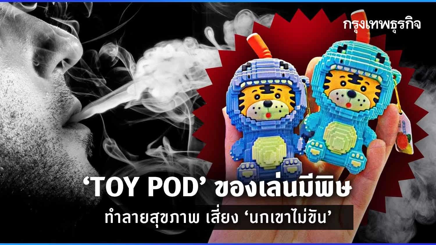“TOY POD”ของเล่นมีพิษ ทำลายสุขภาพ เสี่ยง “นกเขาไม่ขัน”