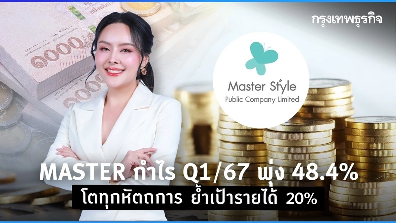 MASTER กำไร Q1/67 พุ่ง 48.4% โตทุกหัตถการ ย้ำเป้ารายได้ปีนี้ขยายตัว 20%