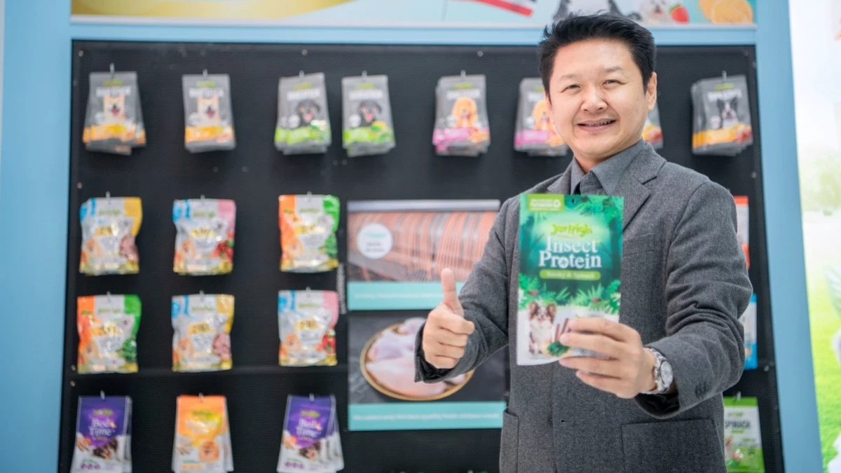 JerHigh เปิดตัวขนมสุนัข โปรตีนจากแมลง ในงาน Pet Fair South East Asia 2024