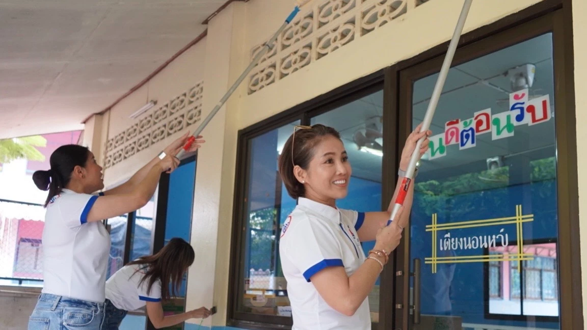 TSB ลุยช่วยสังคมต่อเนื่อง จับมือนักธุรกิจเอกชน ฟื้นฟูน้ำท่วมเชียงราย