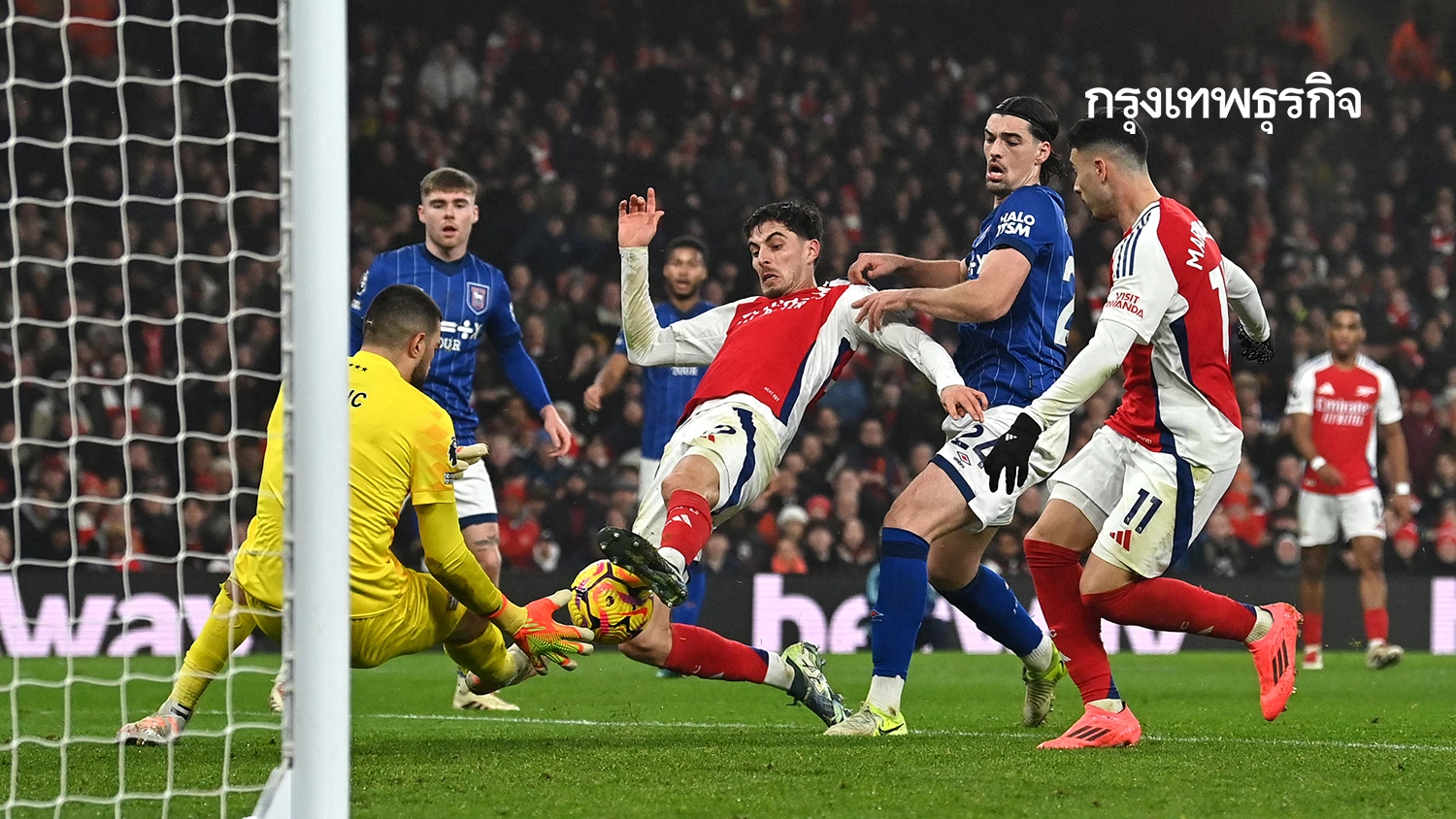 ผลบอลเมื่อคืน 'อาร์เซน่อล ชนะ อิปสวิช ทาวน์' ผลบอลพรีเมียร์ลีก อังกฤษ ...