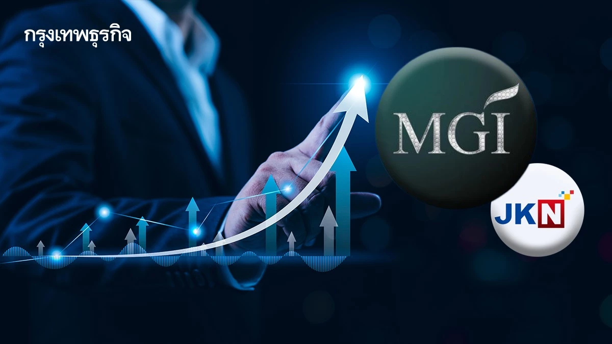 หุ้น MGI บวกพุ่ง 7.55% เข้าซื้อหุ้นเพิ่มทุน JKN 100 ล้านหุ้น กว่า 50 ล้านบาท