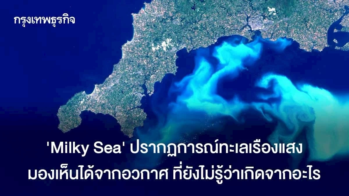 ‘Milky Sea’ ทะเลเรืองแสง มองเห็นจากอวกาศ ที่ไม่รู้ว่าเกิดจากอะไร