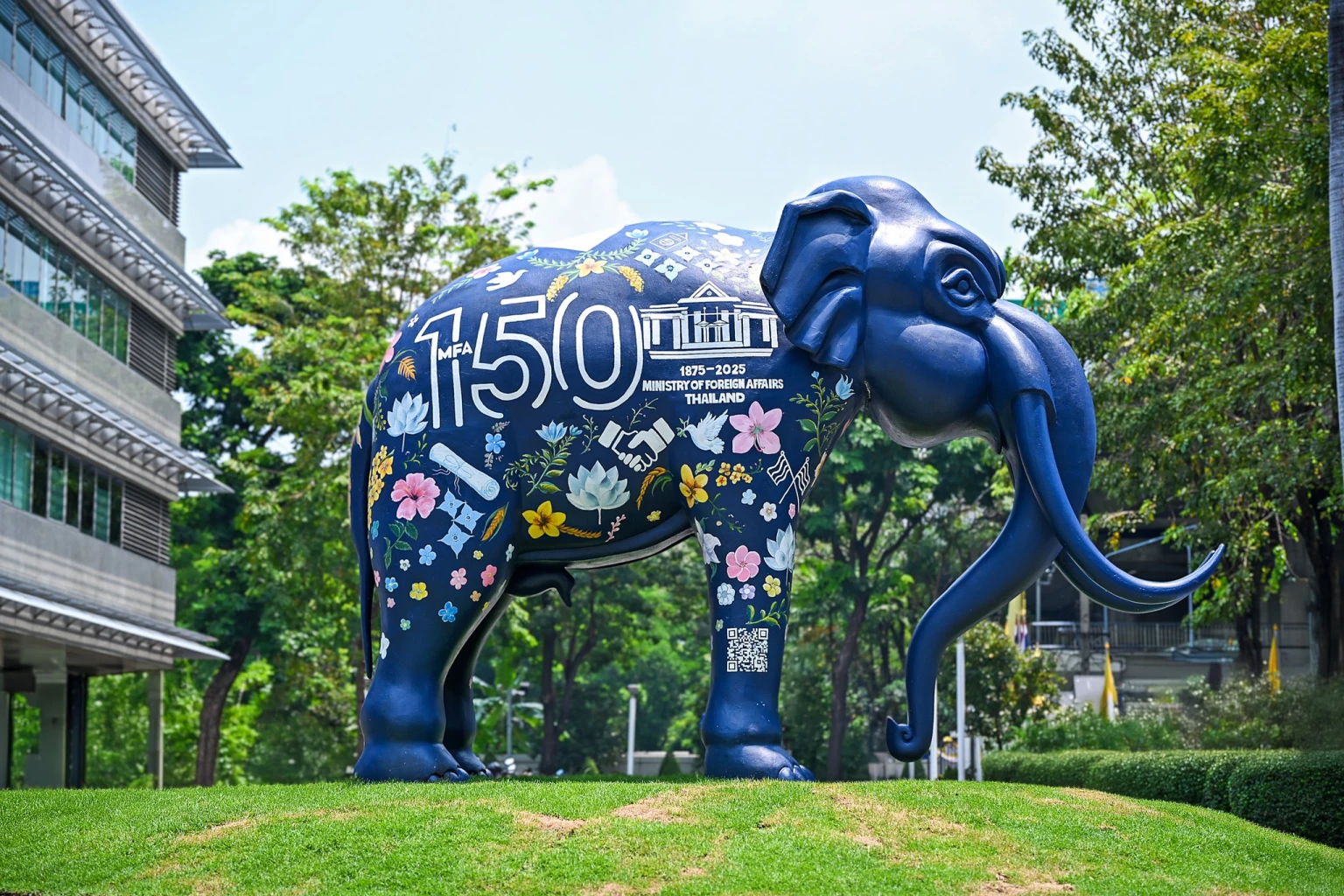 ‘ประติมากรรมช้าง’ ในโอกาส 150 ปี กระทรวงการต่างประเทศ | World Wide View
