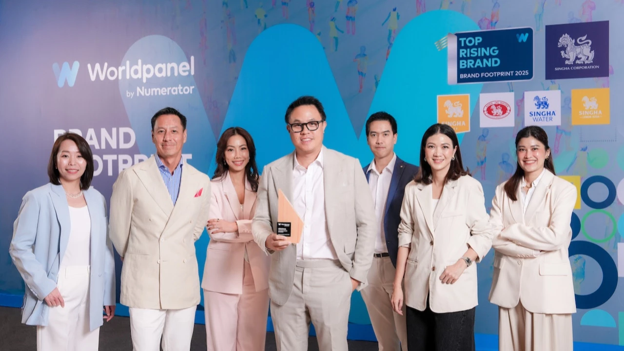 สิงห์ฯ คว้ารางวัล Top Rising Brand เวที Brand Footprint Awards 2025
