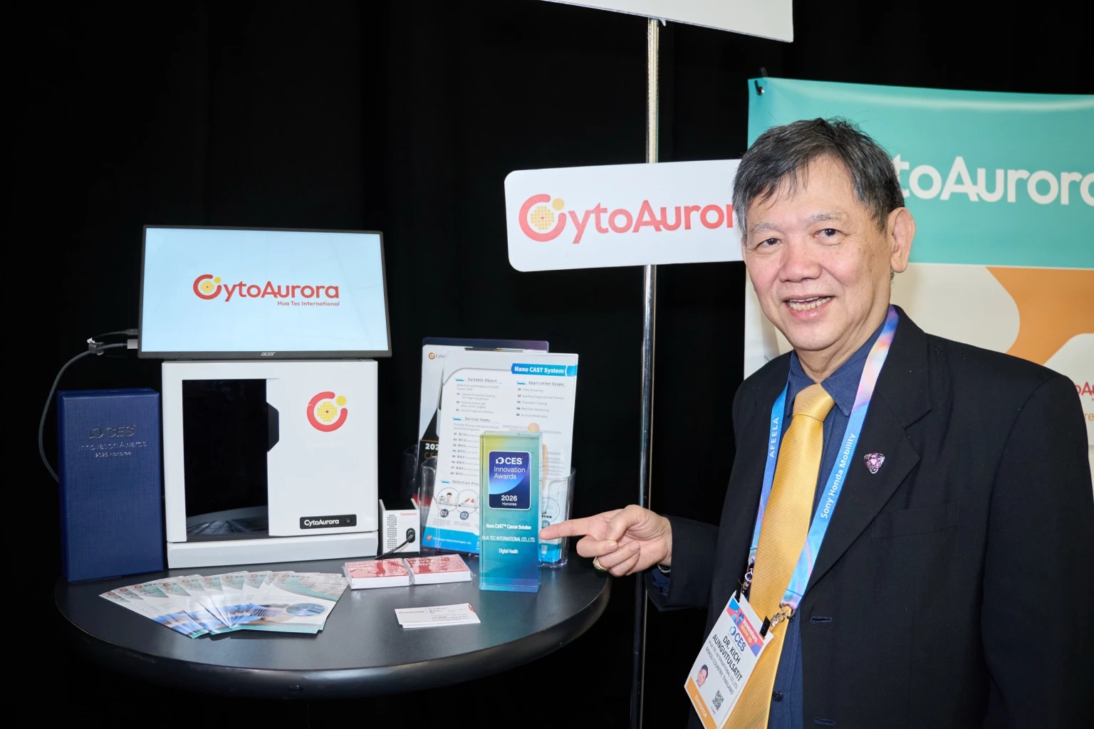 CytoAurora คว้ารางวัลระดับโลกบนเวที CES 2026 ดันนวัตกรรมตรวจมะเร็งสู่ ...